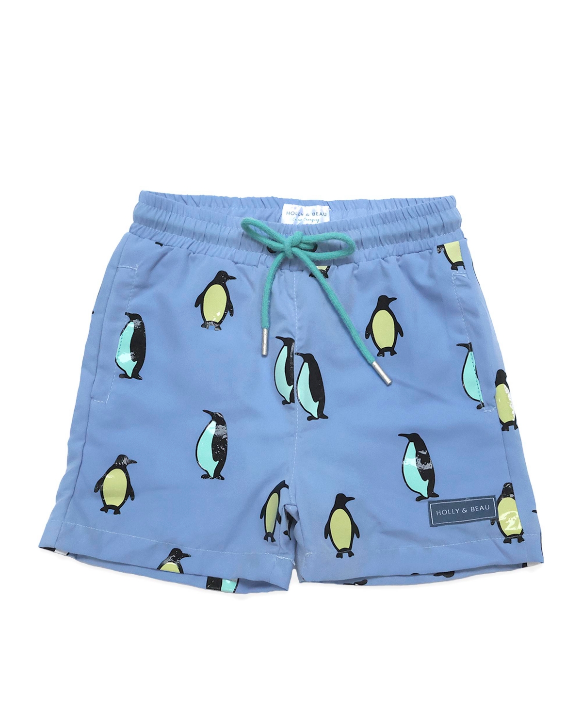 Click here for Holly and Beau Boys Color Changing Swim Trunks - P... prices