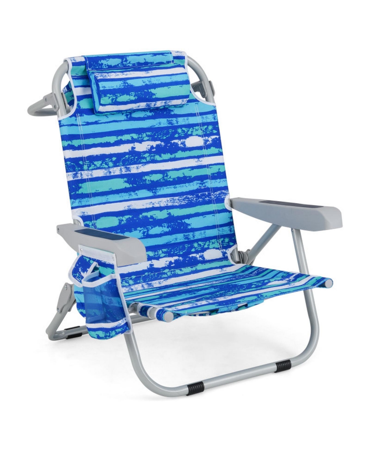 Click here for Gouun Foldable Backpack Beach Chair with Cup Holde... prices