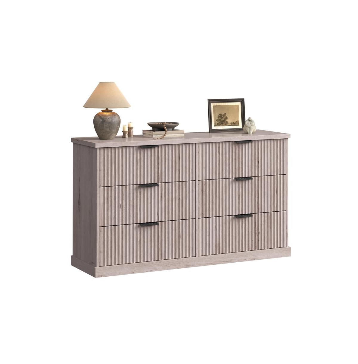 Click here for Slickblue 6 Drawer Bedroom Storage Dresser Double... prices