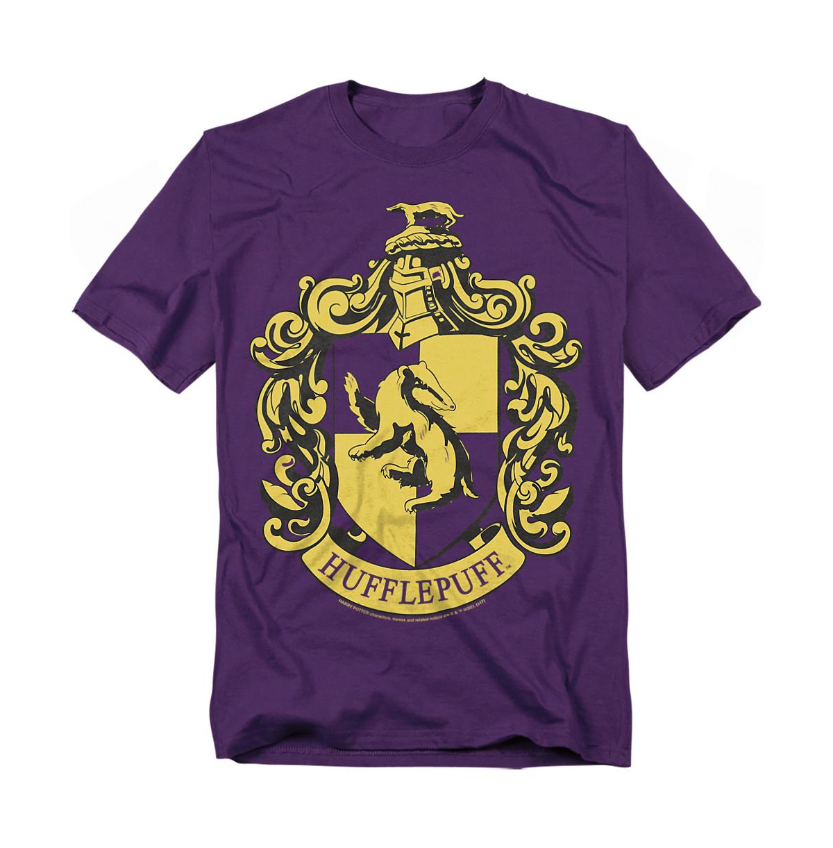 Click here for Harry Potter Mens Hufflepuff Crest T Shirt - Purpl... prices