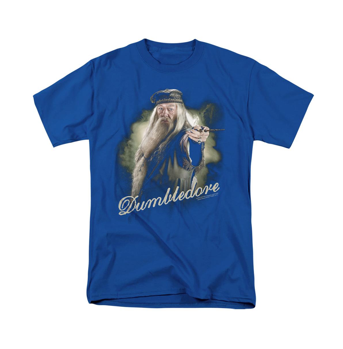 Click here for Harry Potter Mens Dumbledore Wand T Shirt - Royal prices