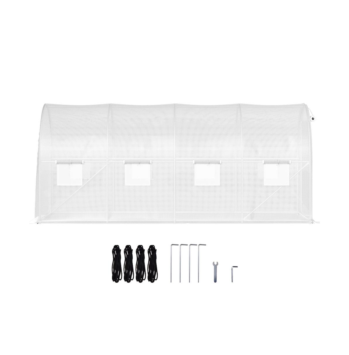 Click here for Sugift 15 x 6.5 x 7 ft Walk in Tunnel Greenhouse G... prices