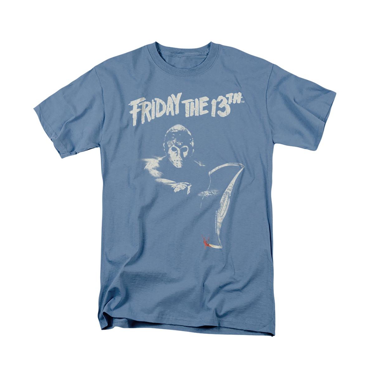 Click here for Friday The 13th Mens Ax T-Shirt - Carolina blue prices