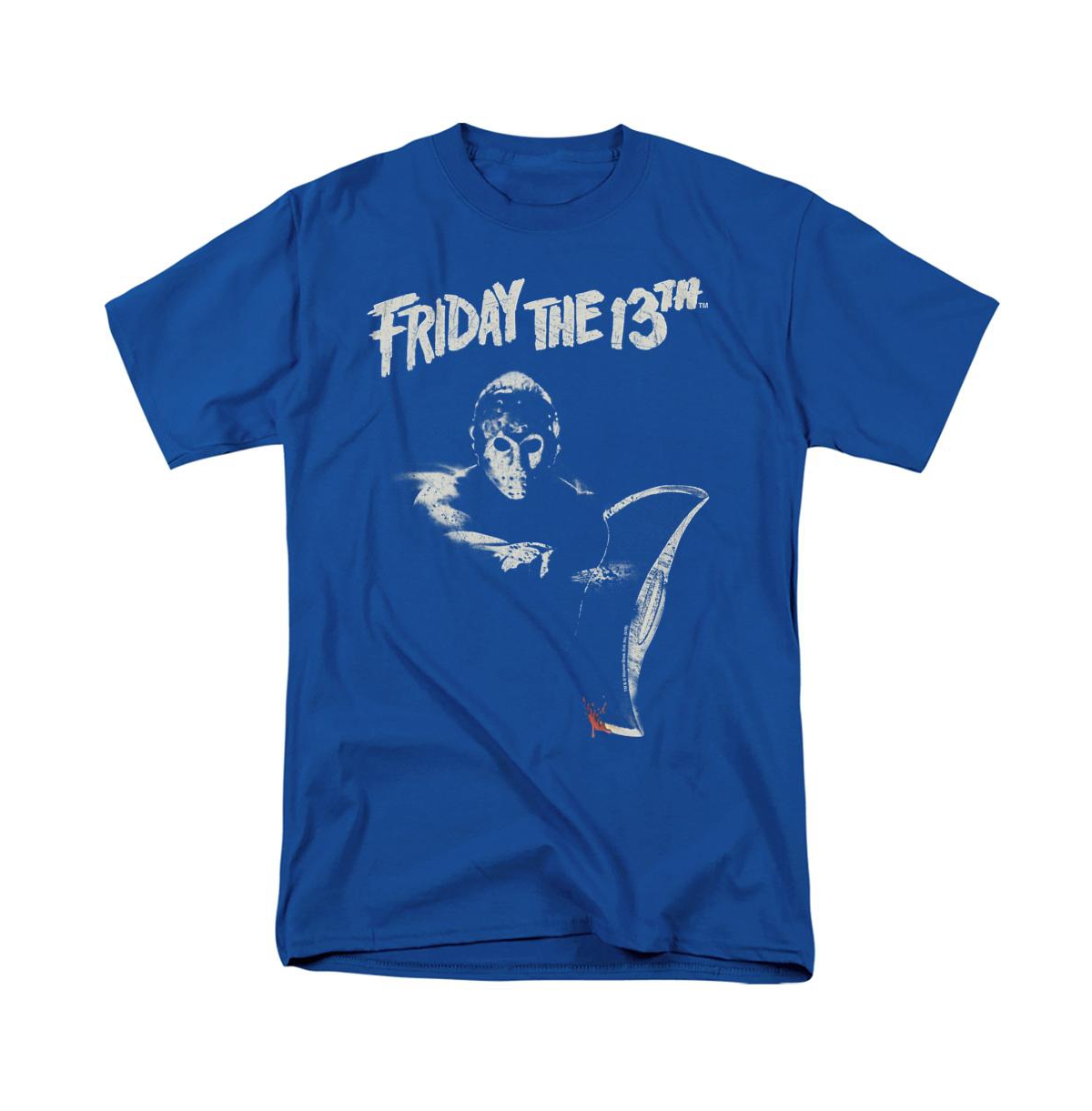 Click here for Friday The 13th Mens Ax T-Shirt - Royal prices