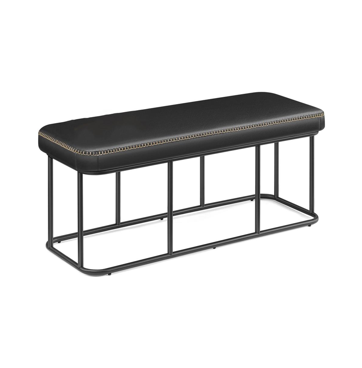 Click here for Slickblue Industrial Entryway Bench with Steel Fra... prices