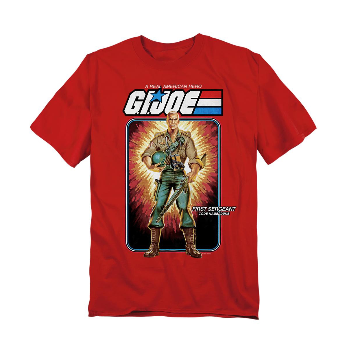 Click here for Logovision Mens G.i. Joe Duke Card T-Shirt - Red prices