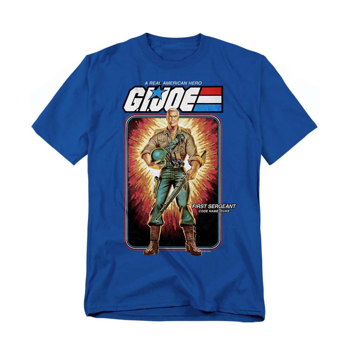 Click here for Logovision Mens G.i. Joe Duke Card T-Shirt - Royal prices