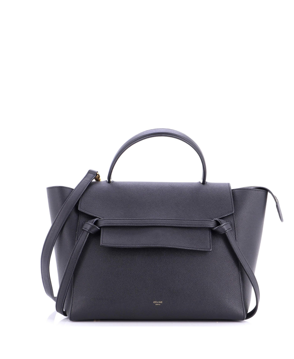 Click here for Pre-Owned Celine Mini Belt Bag Textured Leather -... prices