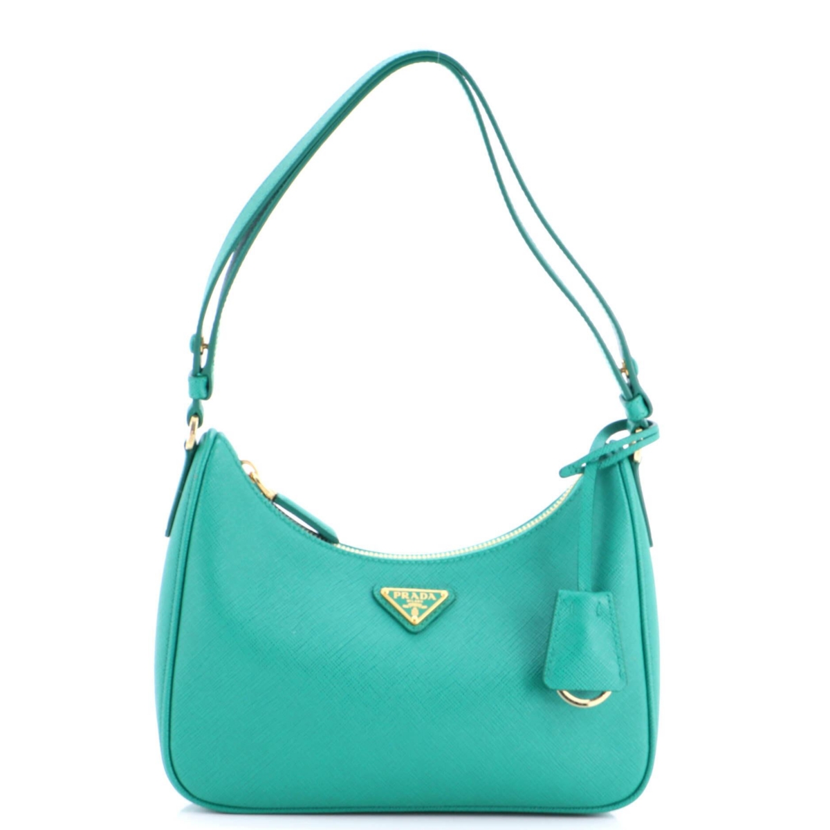 Click here for Pre-Owned Prada Mini Re-Edition Hobo Saffiano Leat... prices