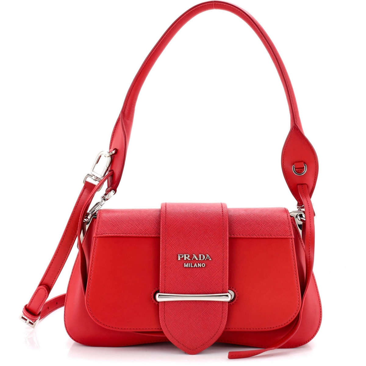 Click here for Pre-Owned Prada Medium Sidonie Shoulder Bag Saffia... prices