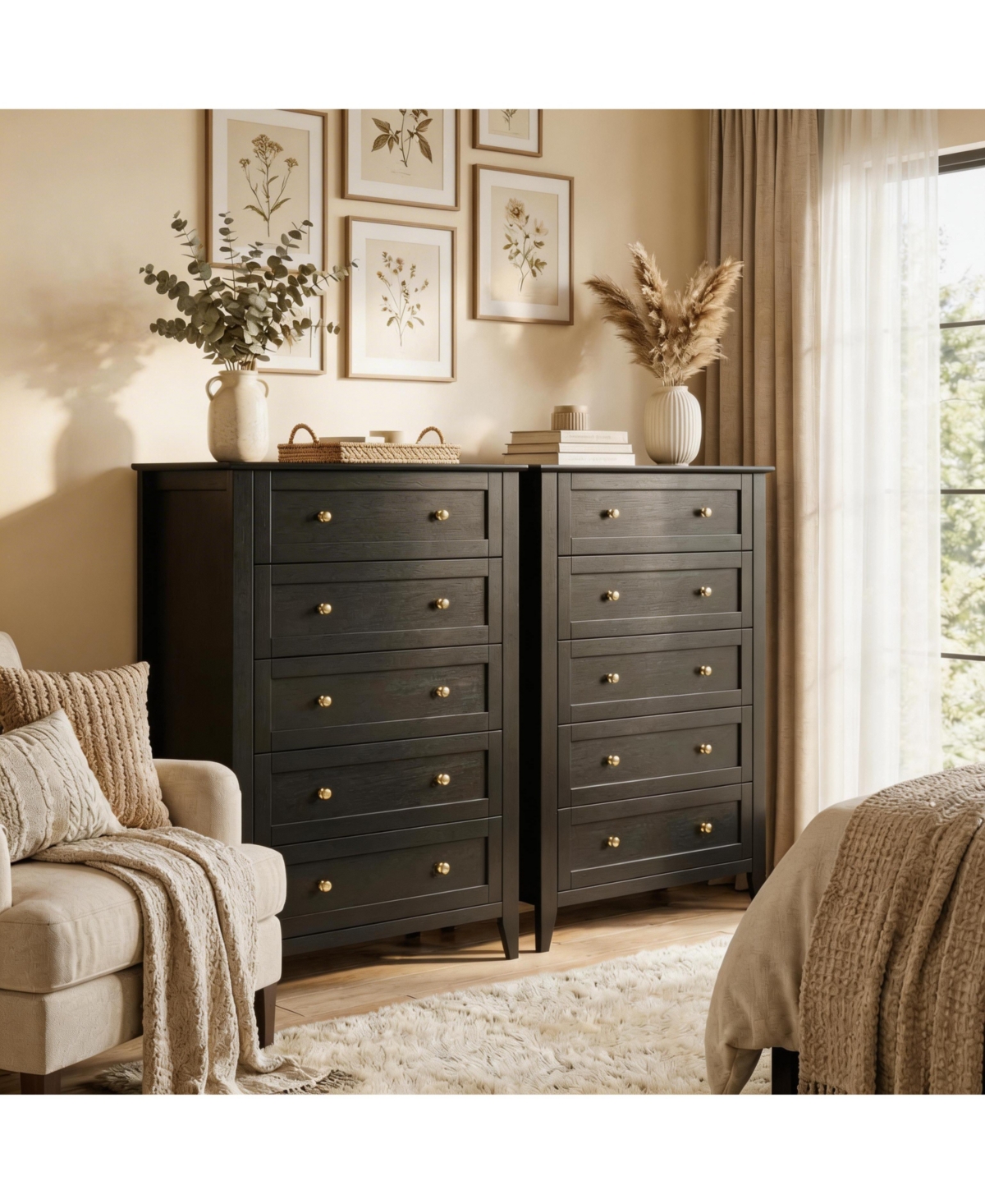 Click here for Homfan 2 Set of 5 Chest of Drawer for Bedroom  Mod... prices