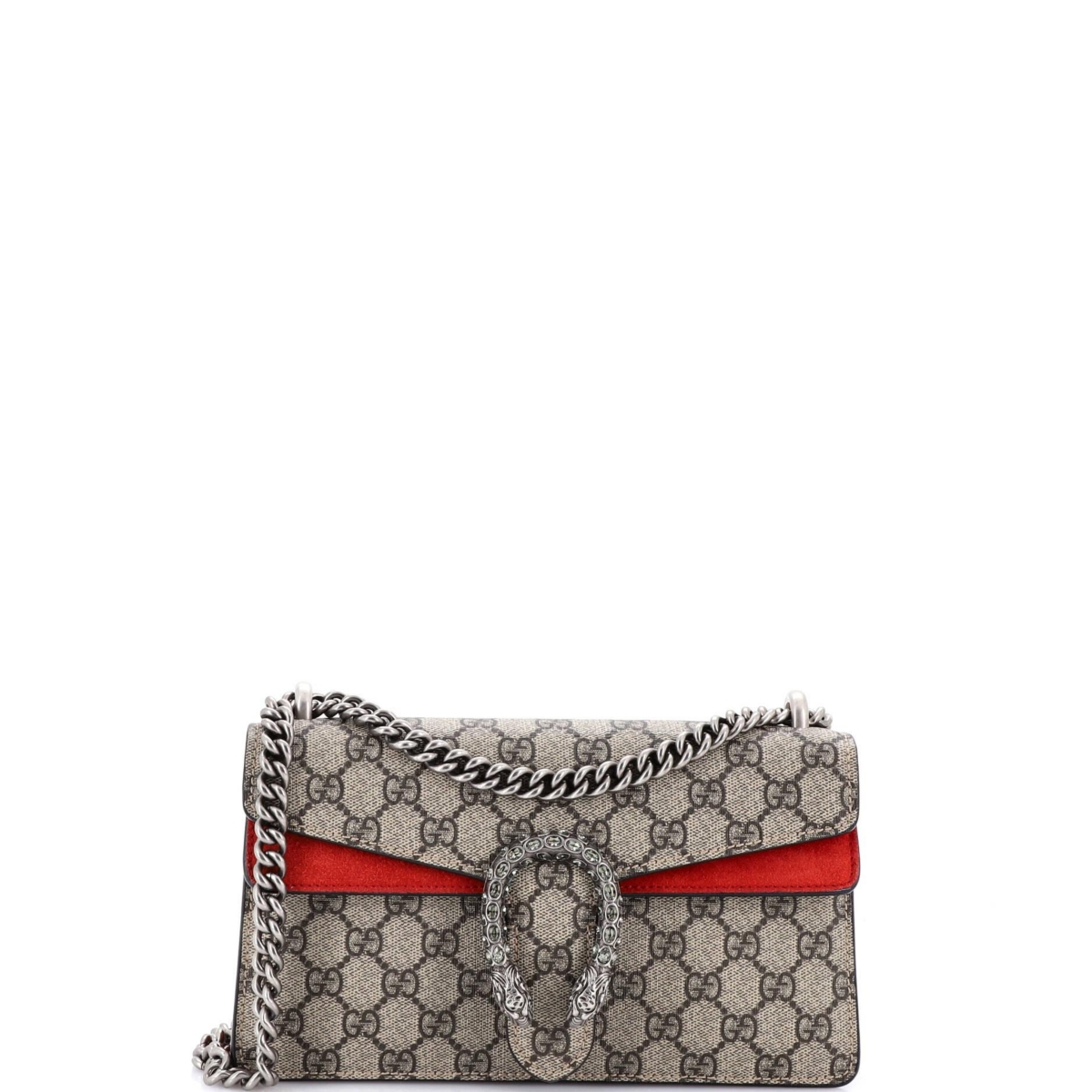 Click here for Pre-Owned Gucci Small Dionysus Bag Gg Coated Canva... prices