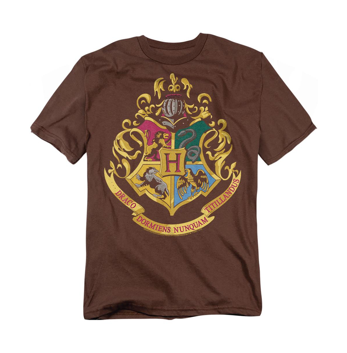 Click here for Harry Potter Mens Hogwarts Crest T Shirt - Coffee prices
