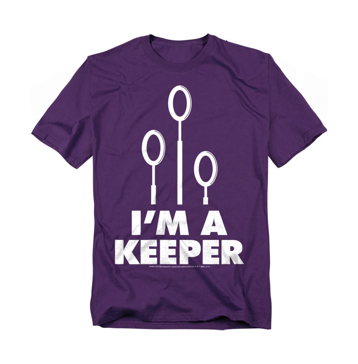 Click here for Harry Potter Mens Keeper T Shirt - Purple prices