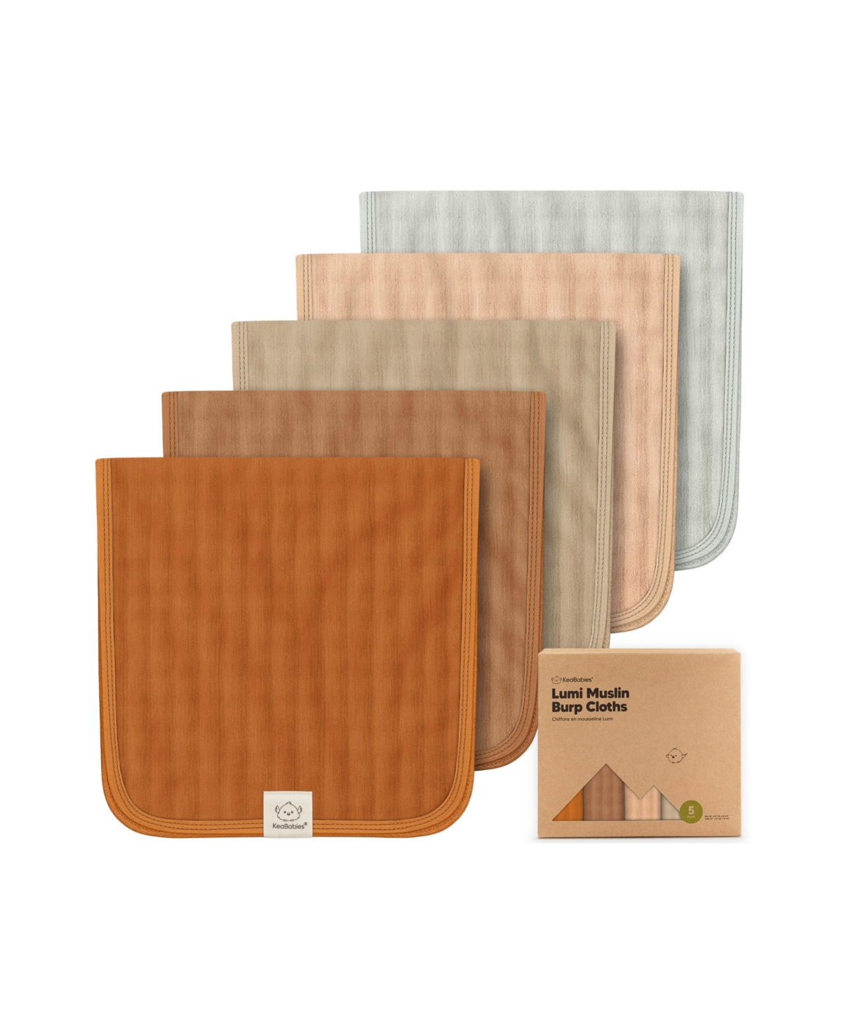 Click here for KeaBabies Kids 5pk Lumi Muslin Burp Cloths Burp Cl... prices