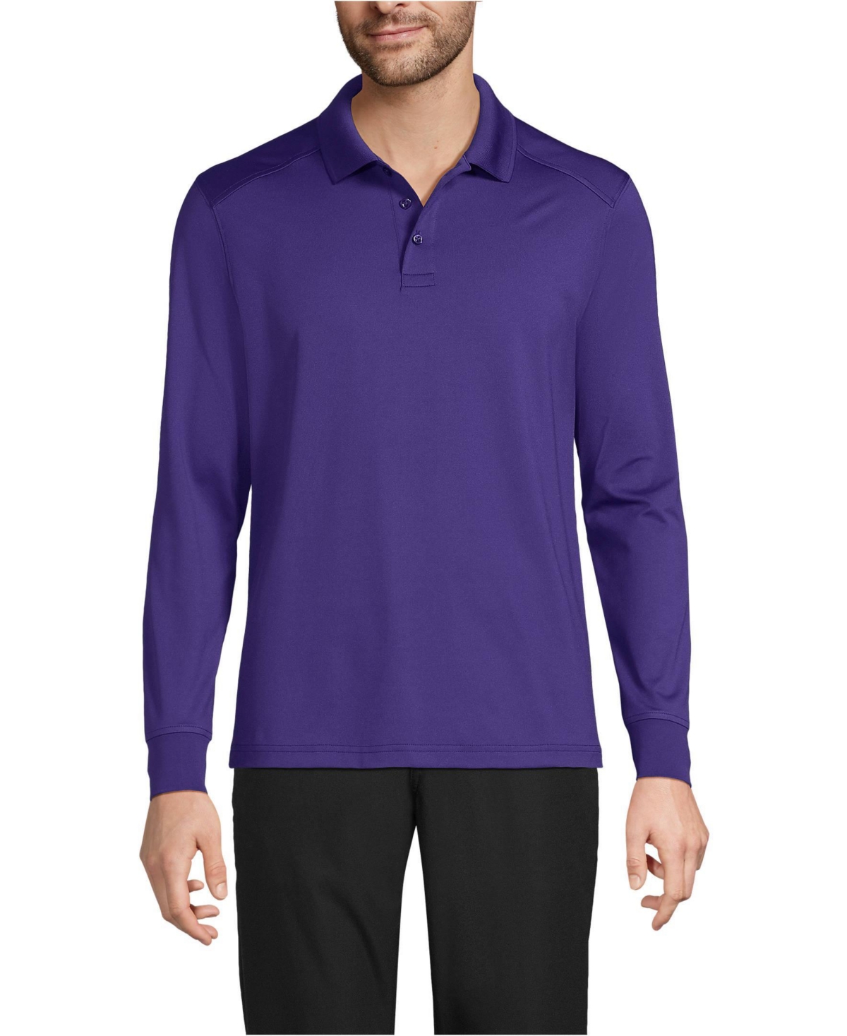 Click here for Lands End School Uniform Mens Long Sleeve Rapid Dr... prices