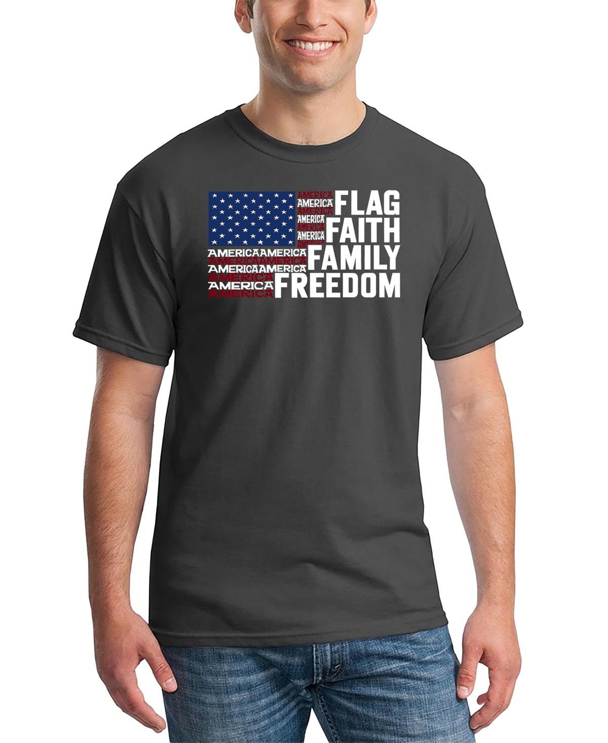 Click here for La Pop Art Mens Flag Faith Family Freedom American... prices
