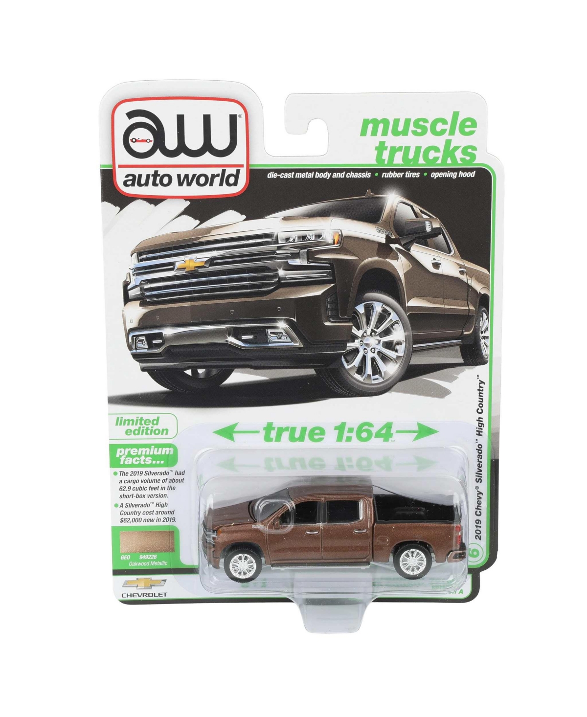 Click here for Auto World 1/64 2019 Chevy Silverado High Country... prices