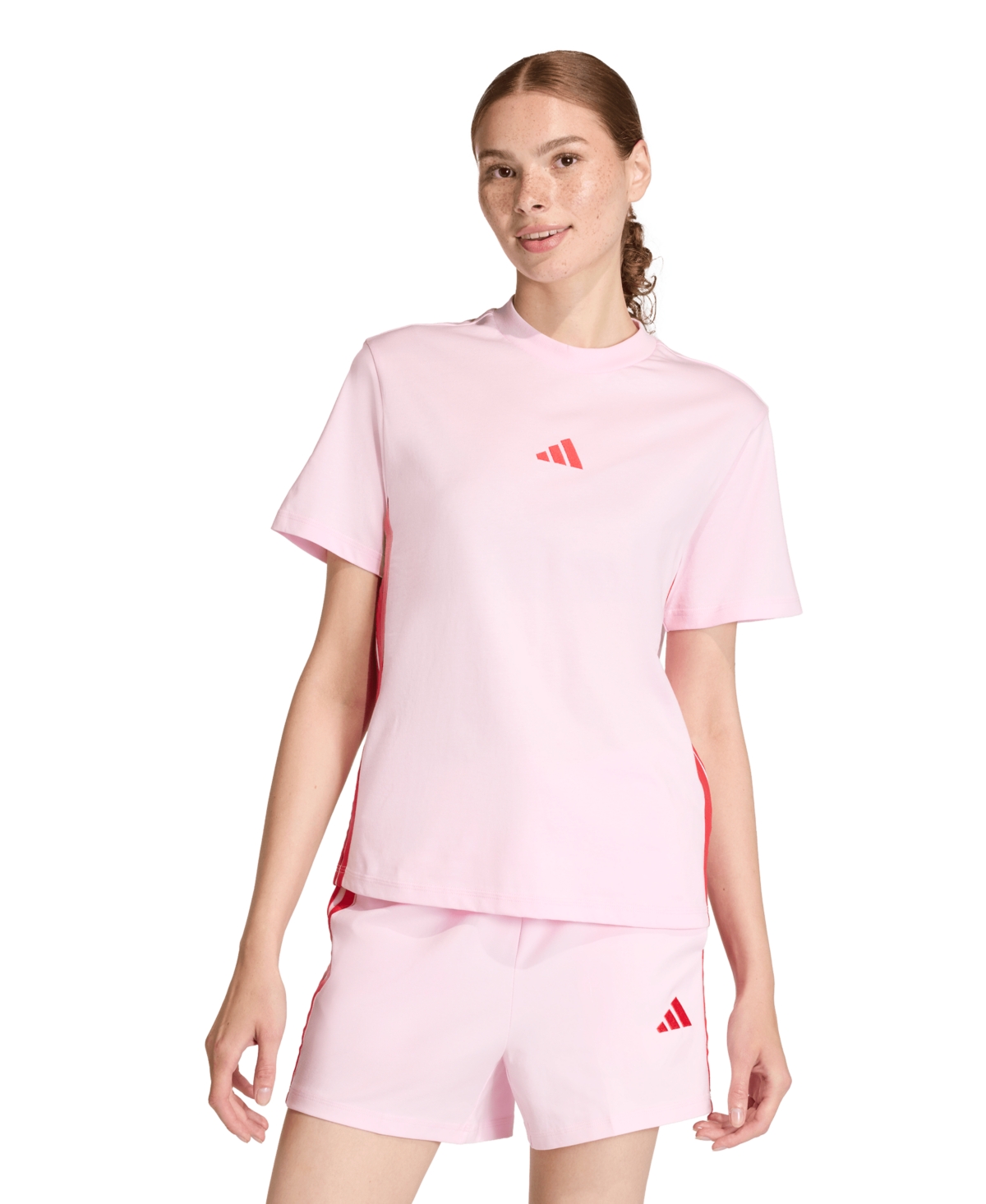 Click here for adidas Womens Essentials 3-Stripes Cotton T-Shirt... prices