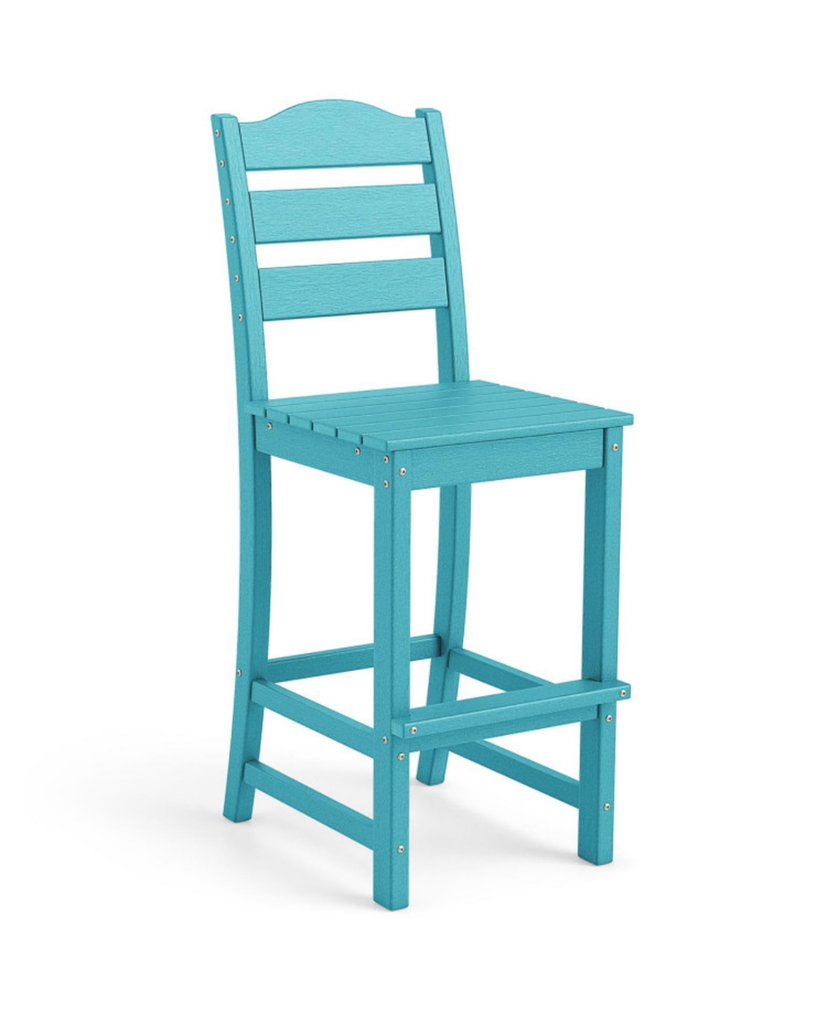Click here for Sugift 30 in Counter Height Hdpe Bar Stool with Ba... prices