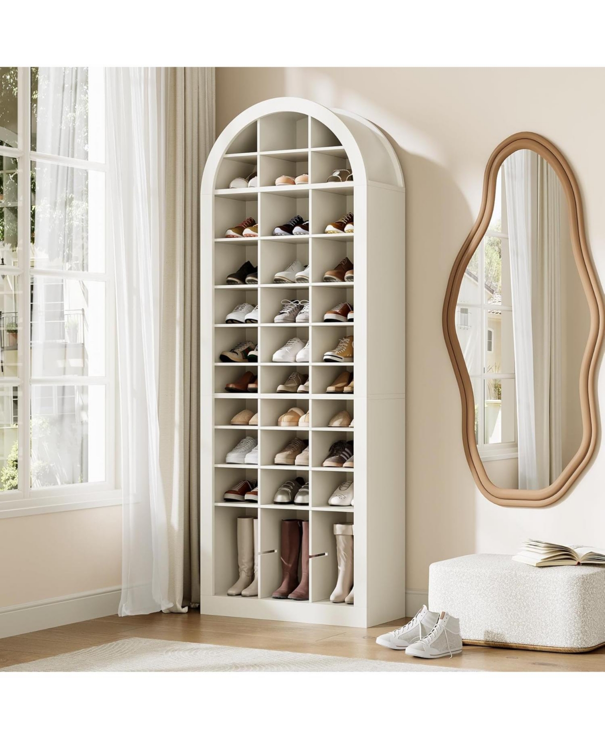 Click here for Tribesigns 12-Tier Shoe Storage Cabinet with 36 Cu... prices