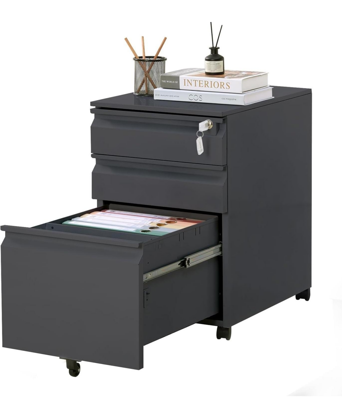 Click here for gaomon Mobile Filing Cabinet 3 Drawer  Under Desk... prices