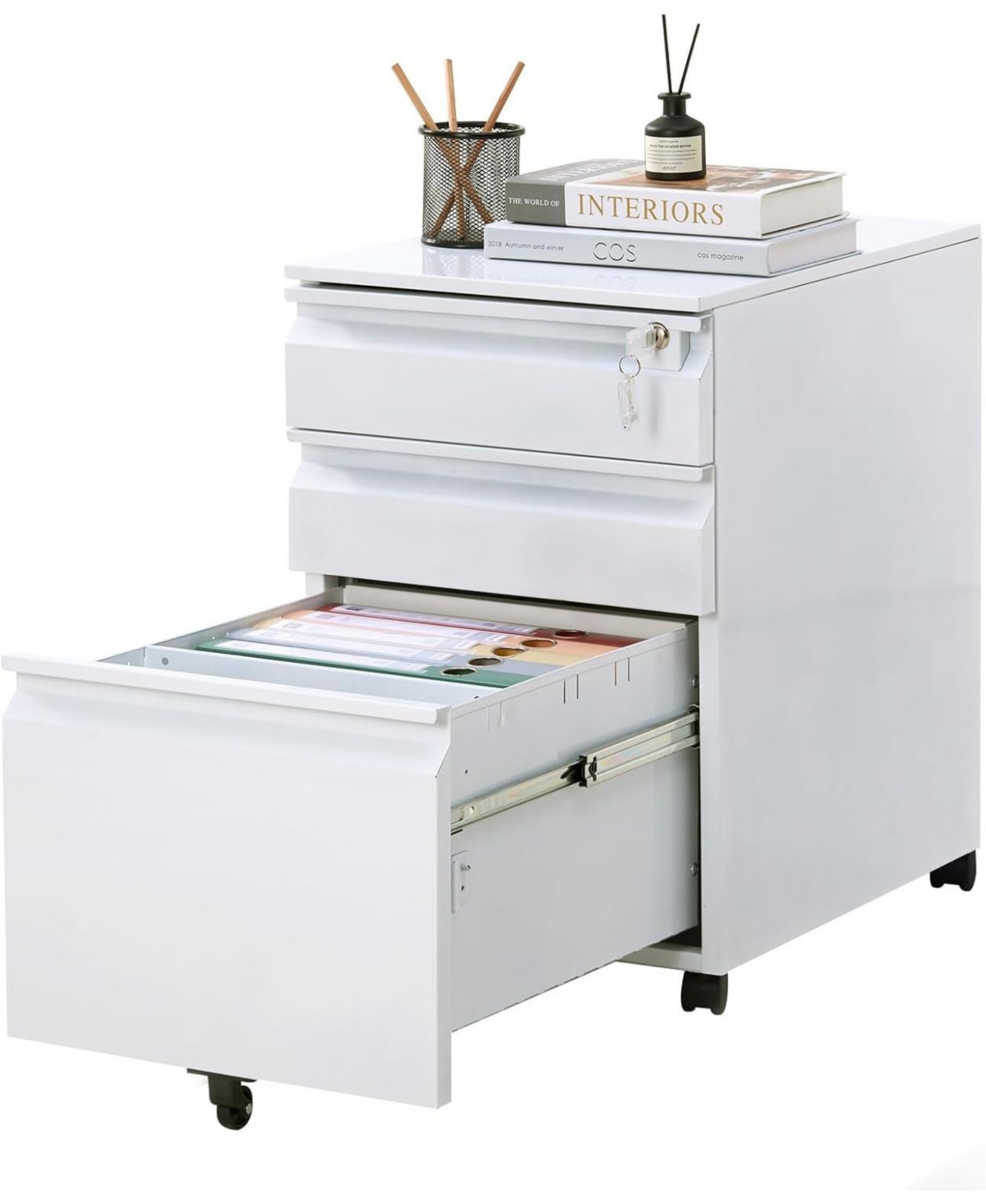 Click here for gaomon Mobile Filing Cabinet 3 Drawer  Under Desk... prices