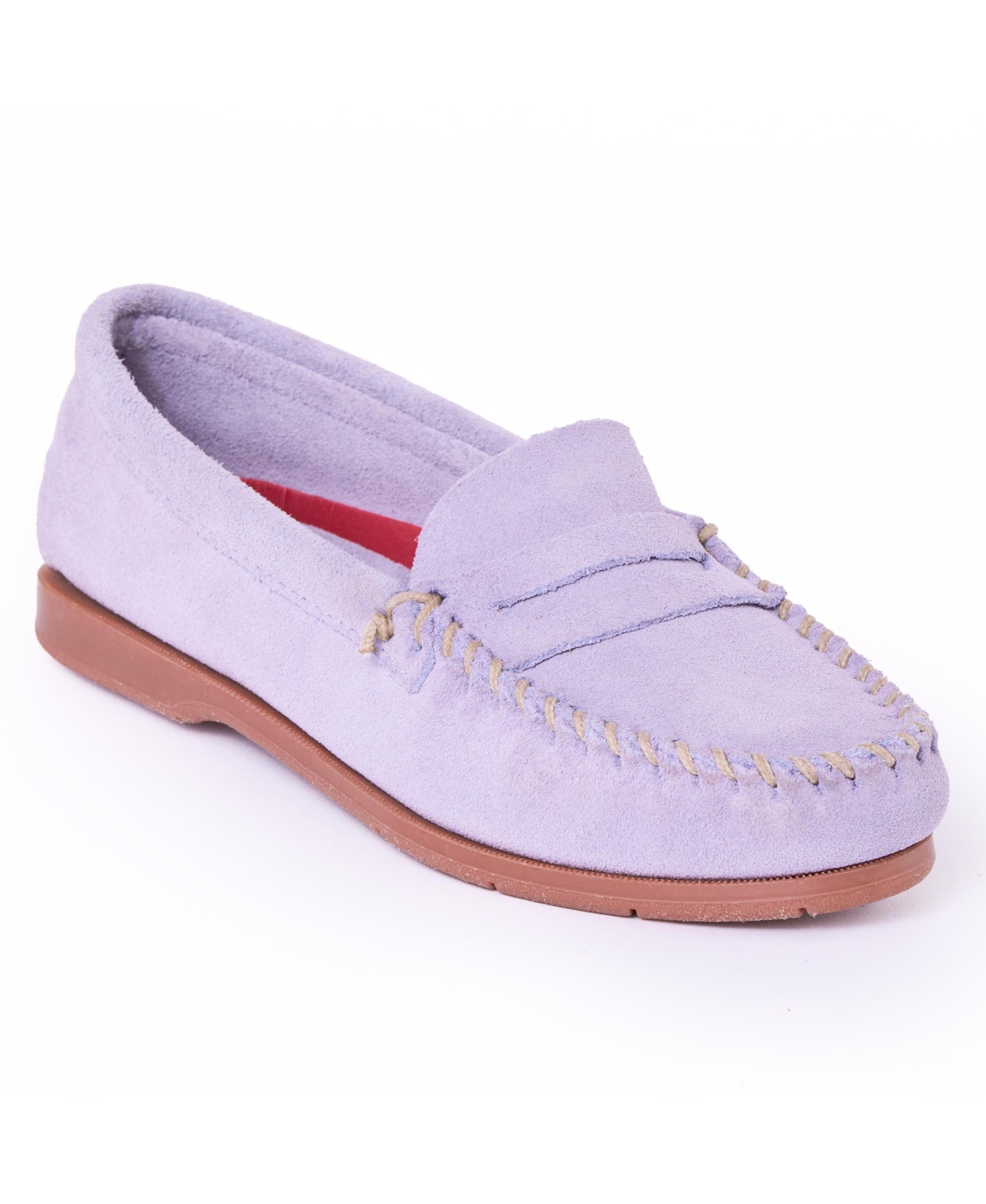 Click here for Minnetonka Womens Mellony Penny Loafers - Violet prices