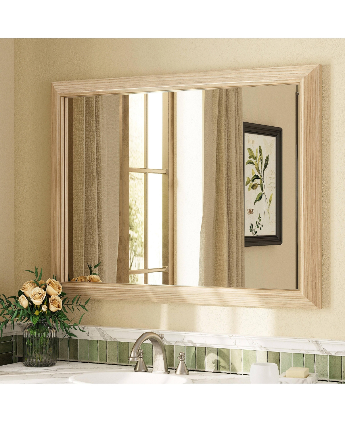 Click here for Apmir 30 x 40 Inch Thick Metal Framed Wall Mirrors... prices