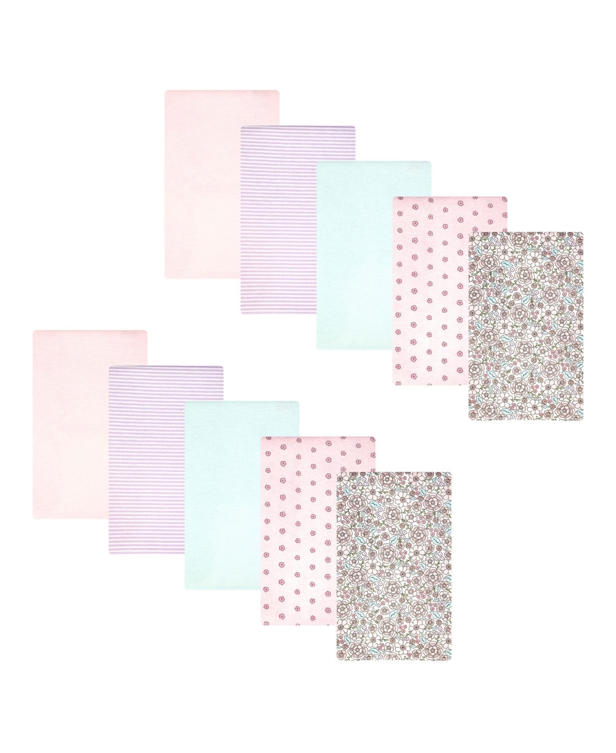 Click here for Hudson Baby Girl Cotton Poly Flannel Burp Cloths 1... prices