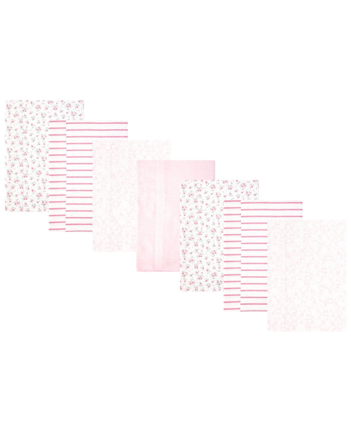 Click here for Hudson Baby Girl Cotton Poly Flannel Burp Cloths 7... prices