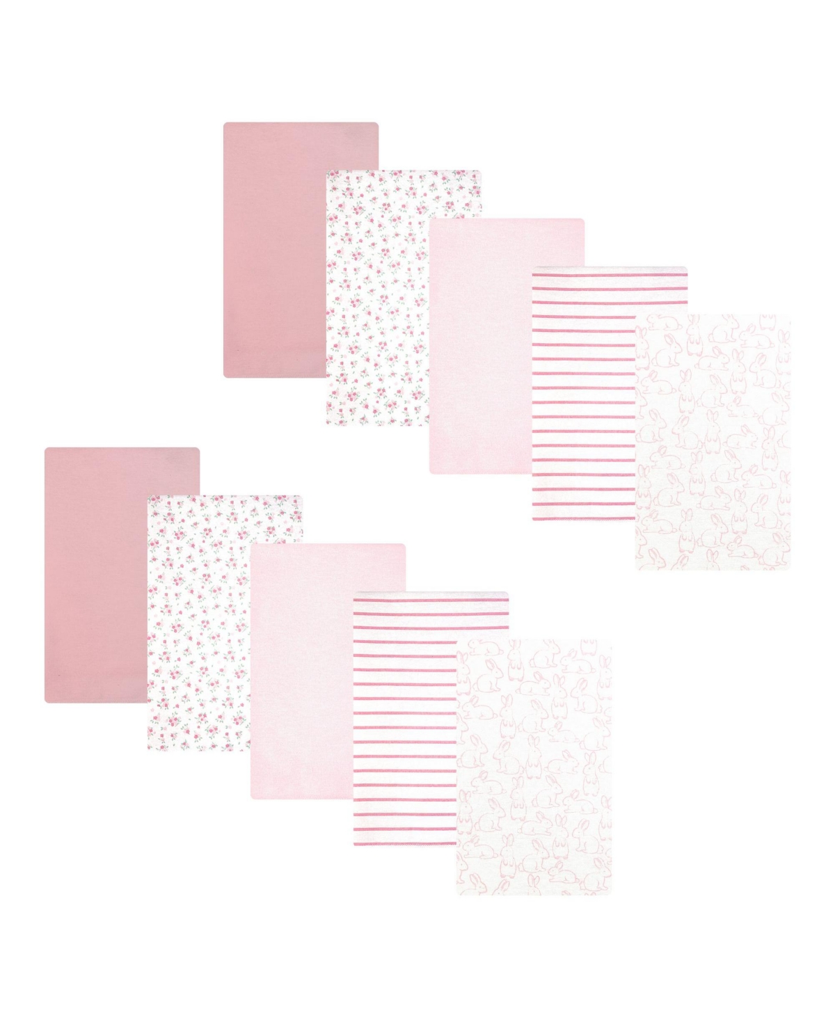 Click here for Hudson Baby Girl Cotton Poly Flannel Burp Cloths 1... prices