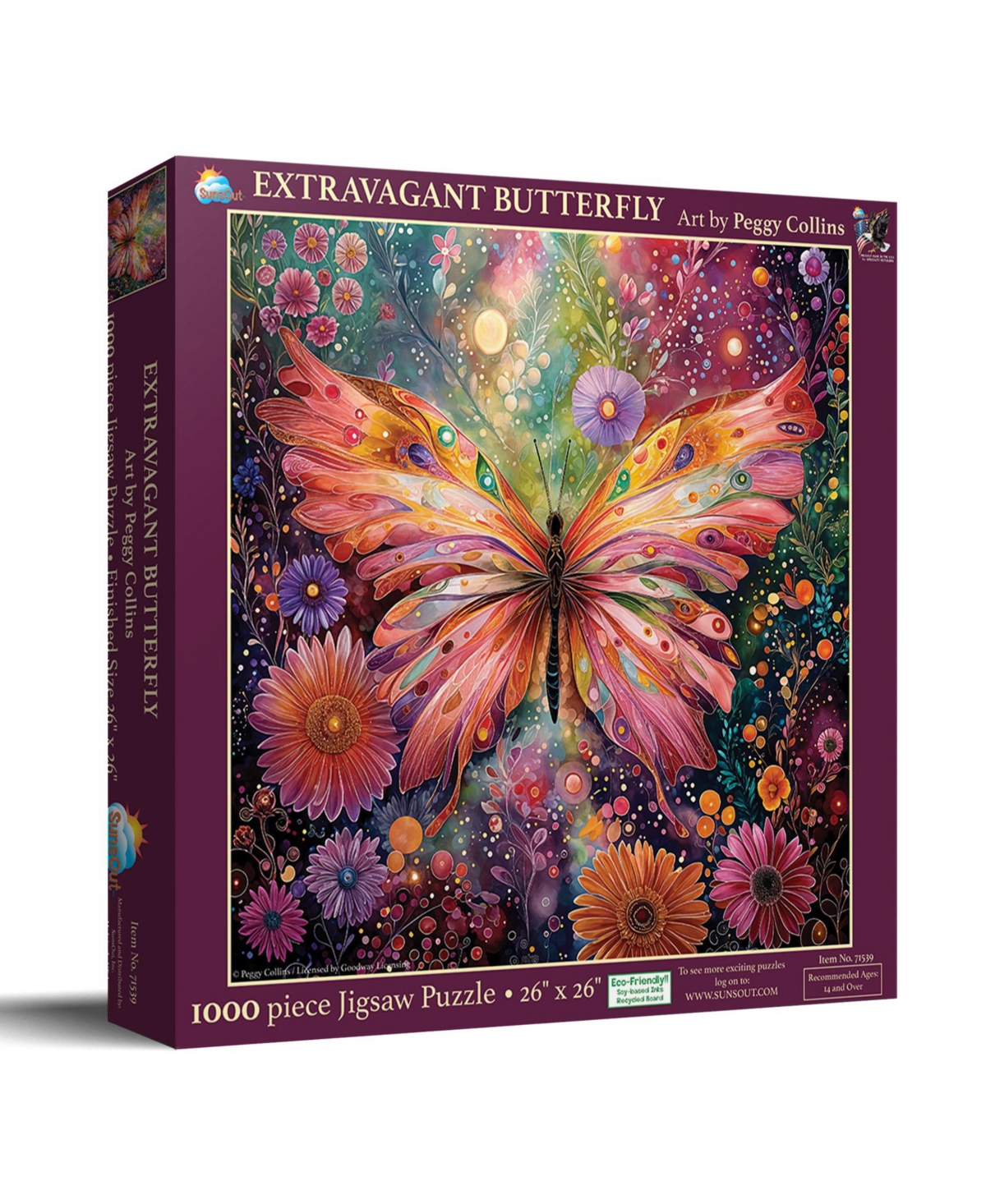 Click here for SunsOut Extravagent Butterfly 1000 piece Jigsaw Pu... prices