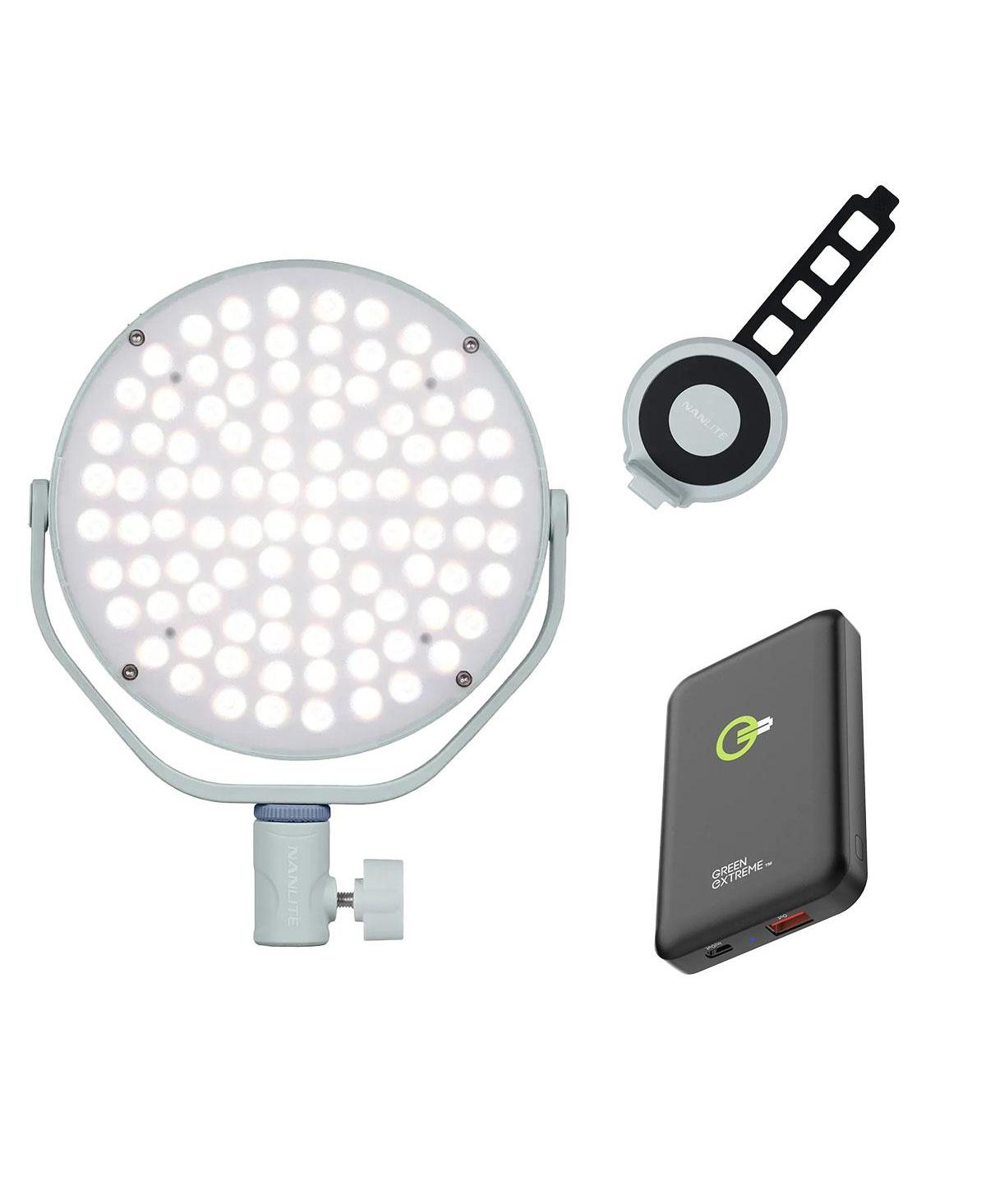 Click here for NanLite miro 30C Led Round Panel Light - Mint blue prices