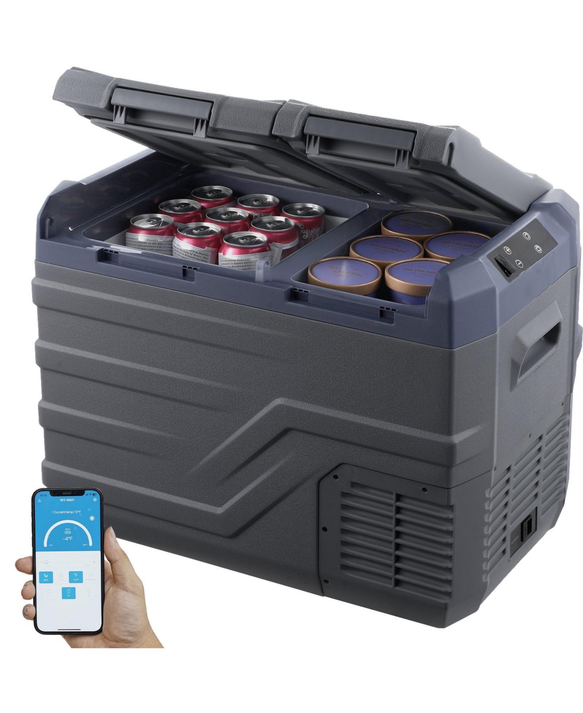 Click here for Mecale 32 Liter Portable Car Refrigerator Dual Zon... prices