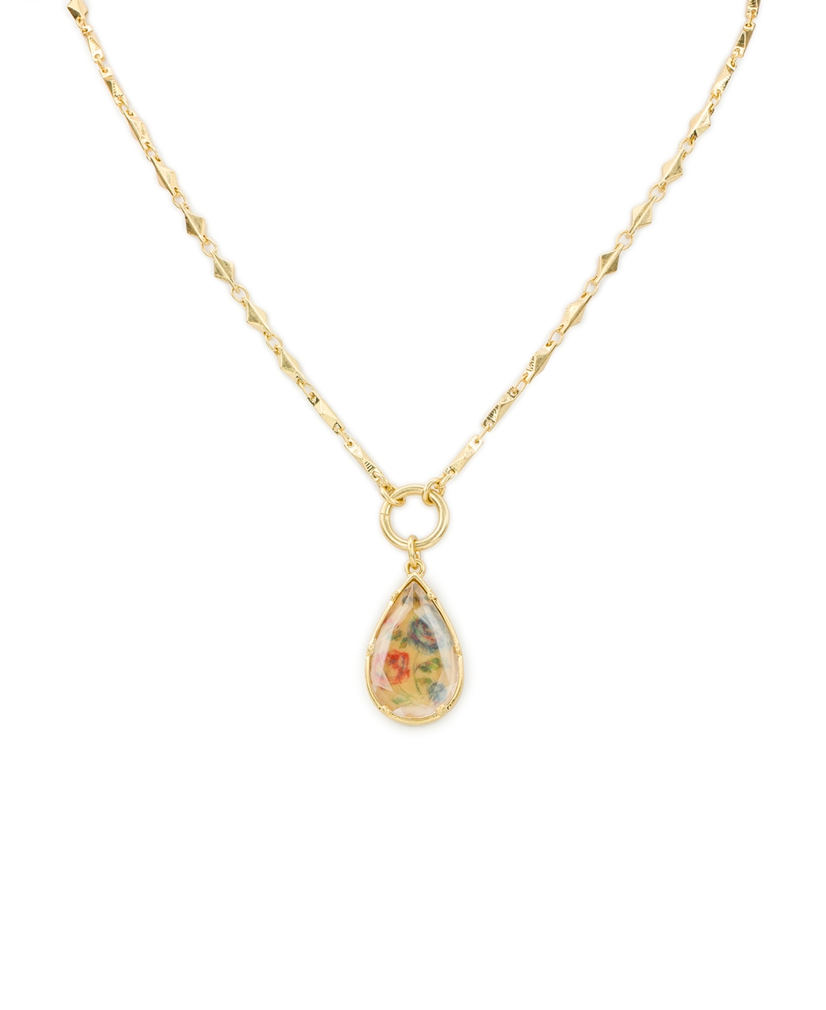 Click here for Patricia Nash Gold-Tone Tear Drop Pendant Necklace... prices