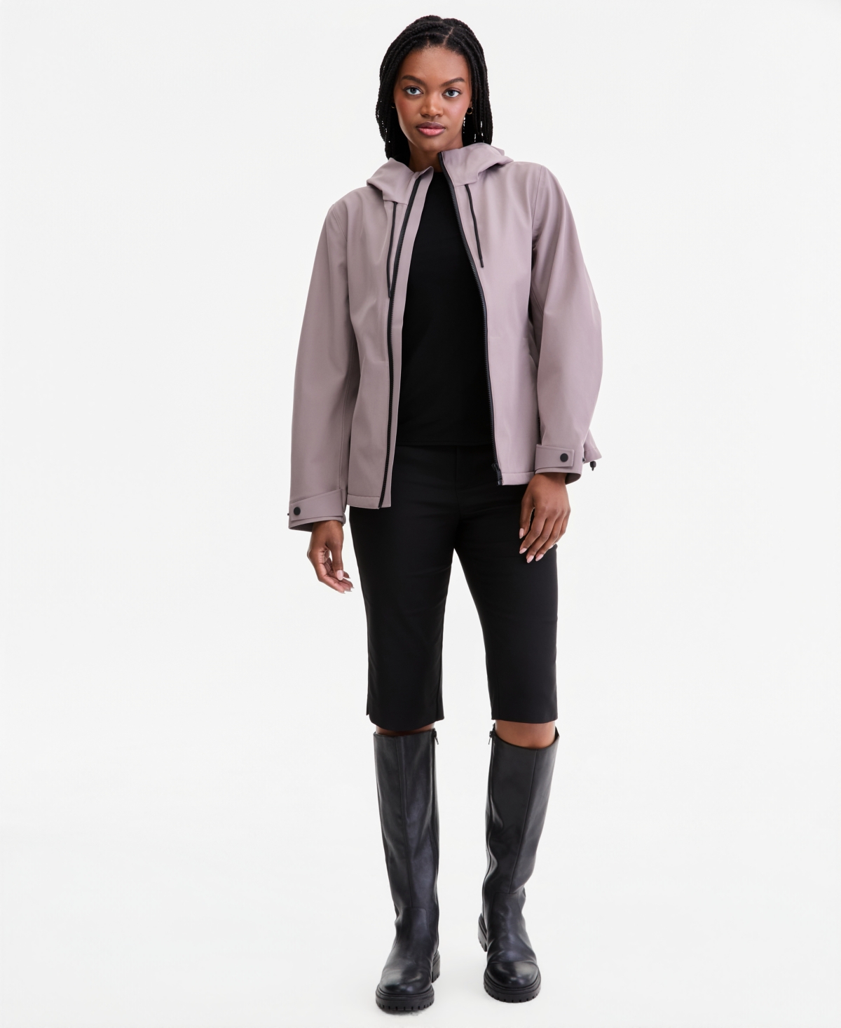 Click here for Rains Womens Suva Hooded Softshell Waterproof Jack... prices