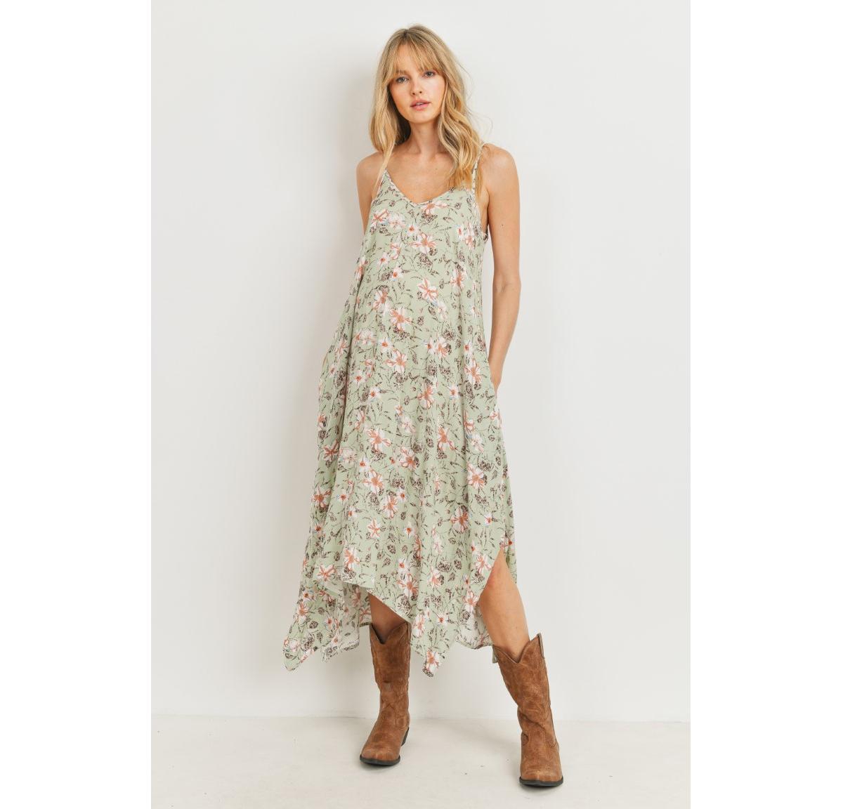 Click here for Hello Miz Maternity Floral V-Neck Spaghetti Strap... prices