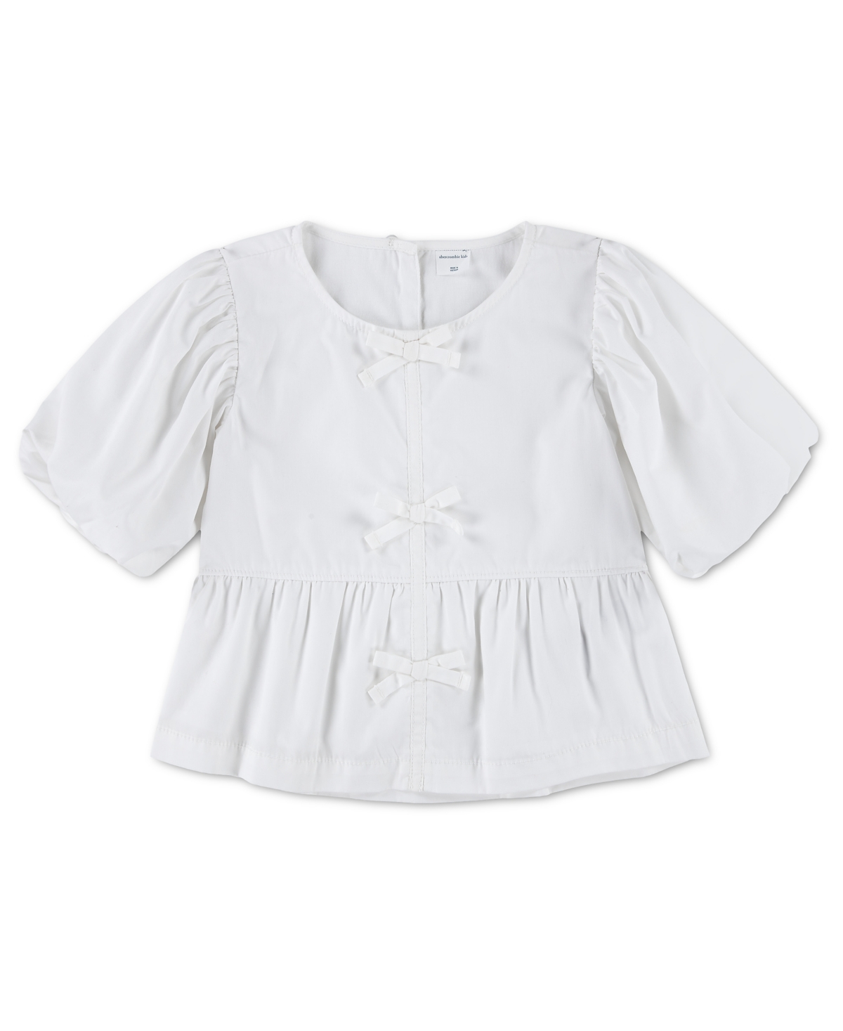 Click here for abercrombie kids Toddler Girls 2T-5T Bow-Detail Pu... prices