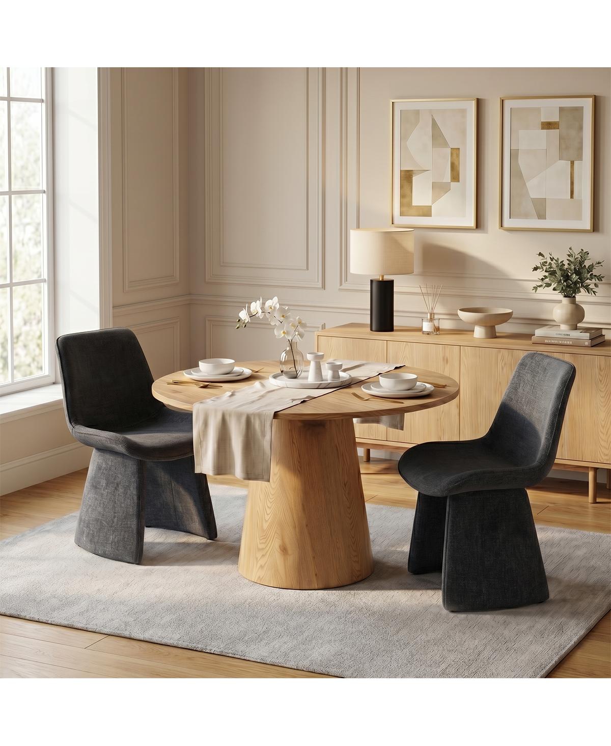 Click here for Maison Boucle Modern Upholstered Dining Chairs Set... prices
