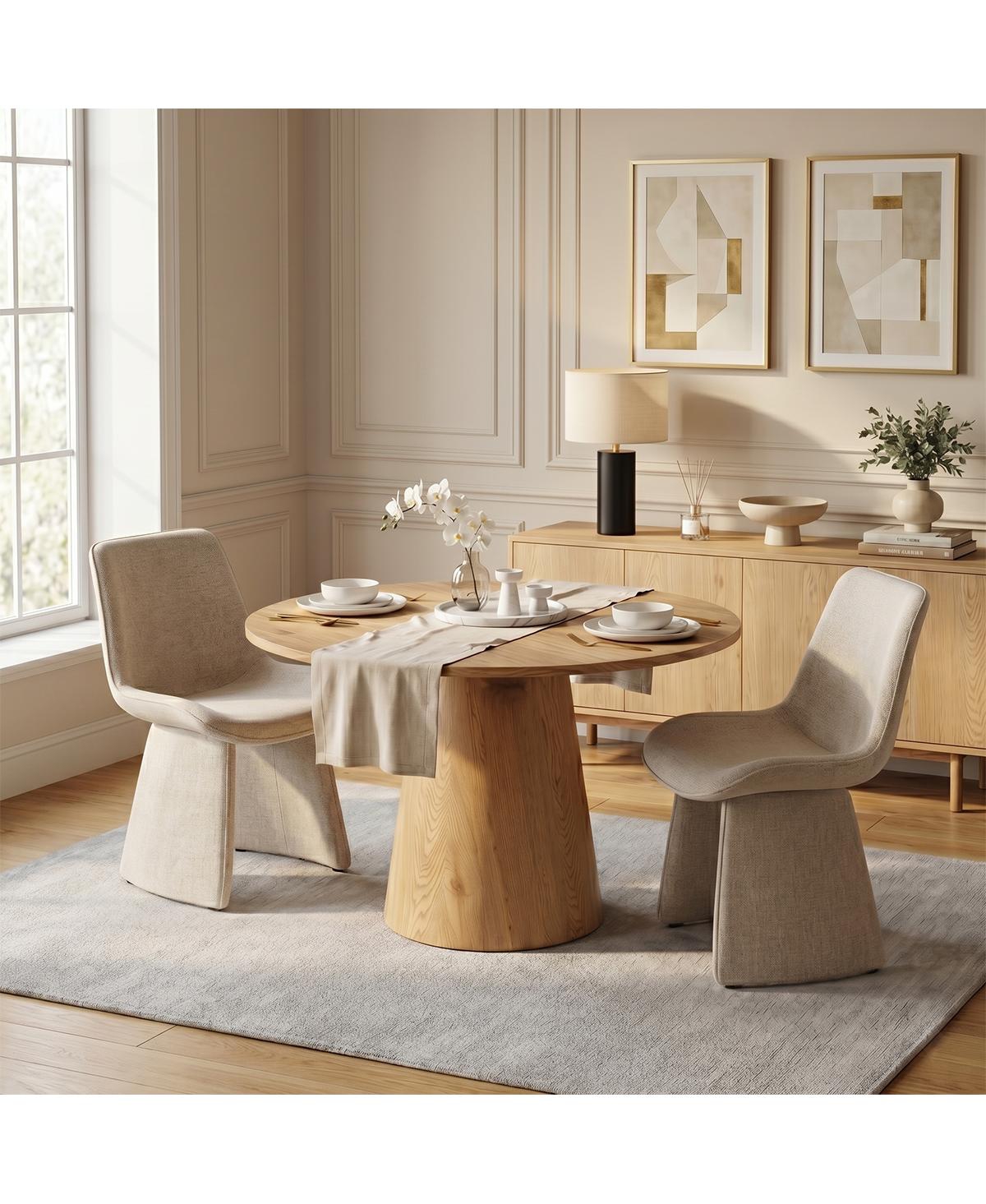 Click here for Maison Boucle Modern Upholstered Dining Chairs Set... prices