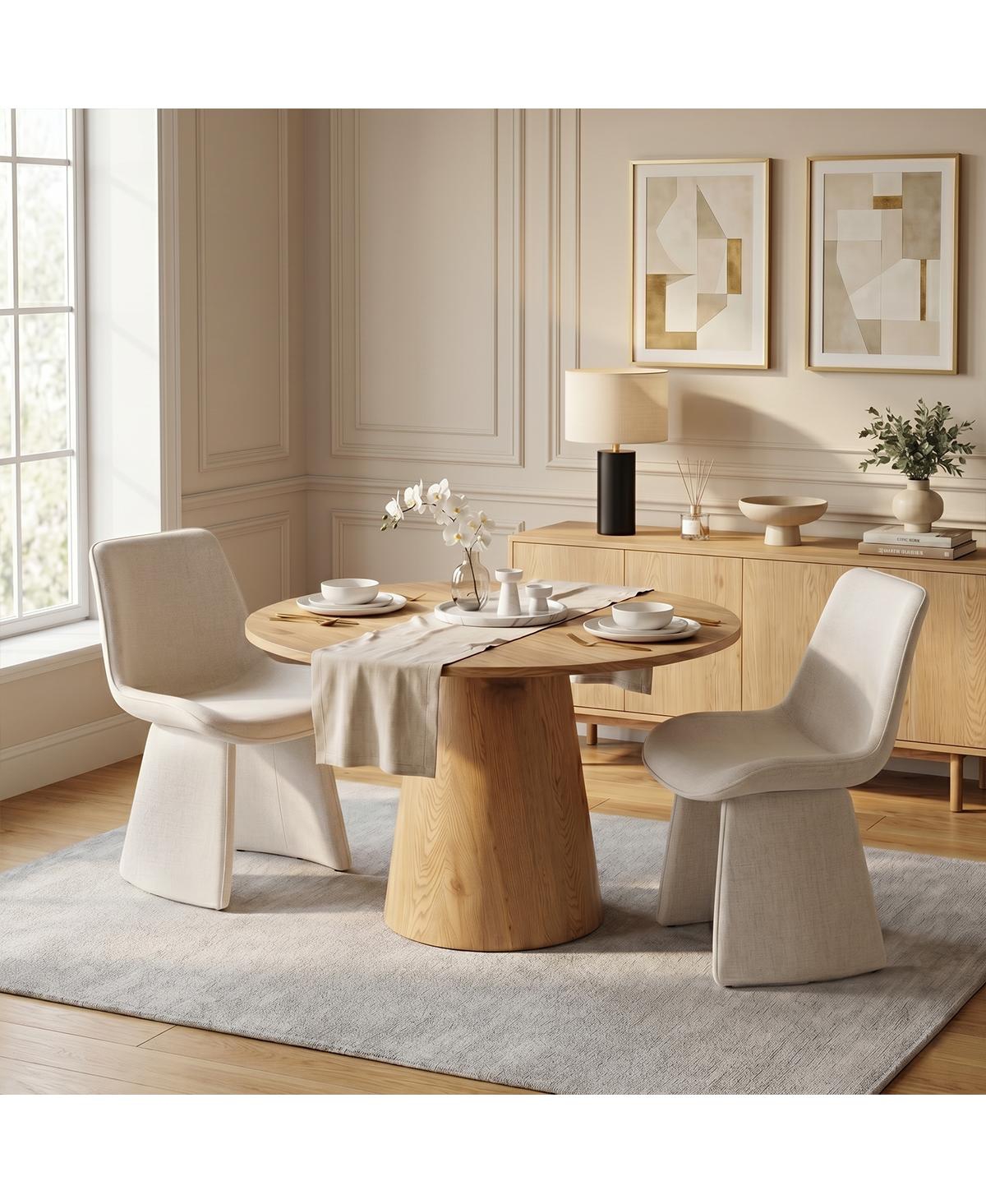 Click here for Maison Boucle Modern Upholstered Dining Chairs Set... prices