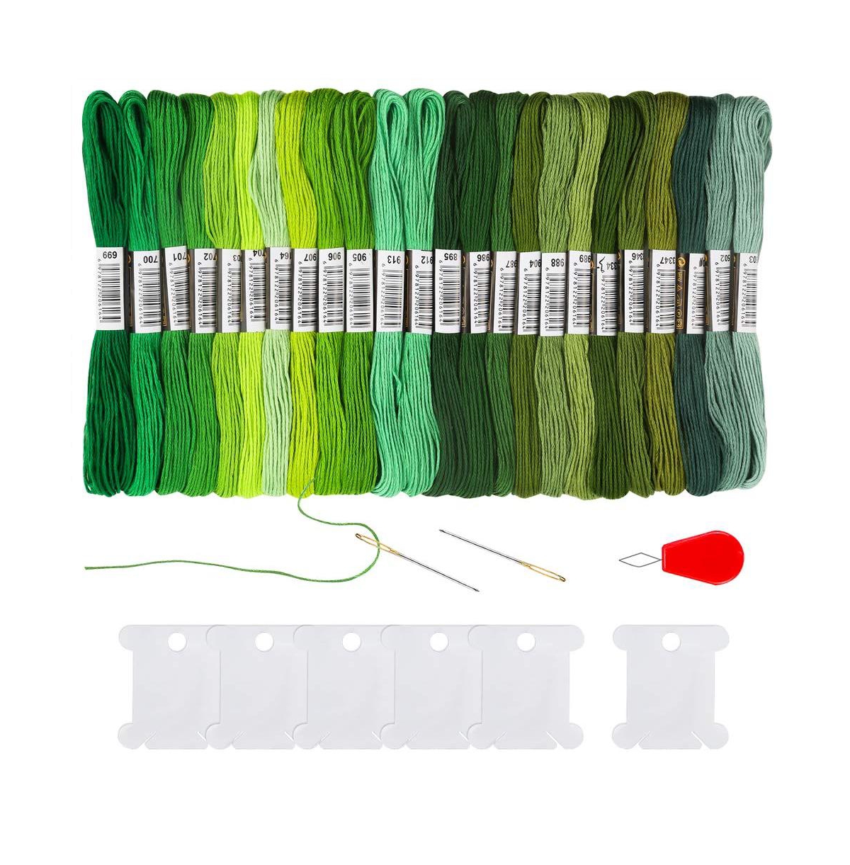 Click here for Gnuadz 24 Skeins Gradient Embroidery Floss Friends... prices