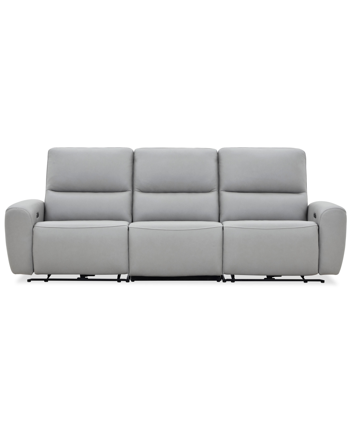 Click here for Symond 3-Piece Leather 2 Power Motion Sofa - Light... prices