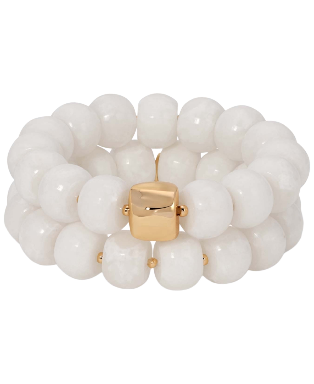 Click here for Ettika 18k Gold-Plated Power Bead Stack Bracelet -... prices