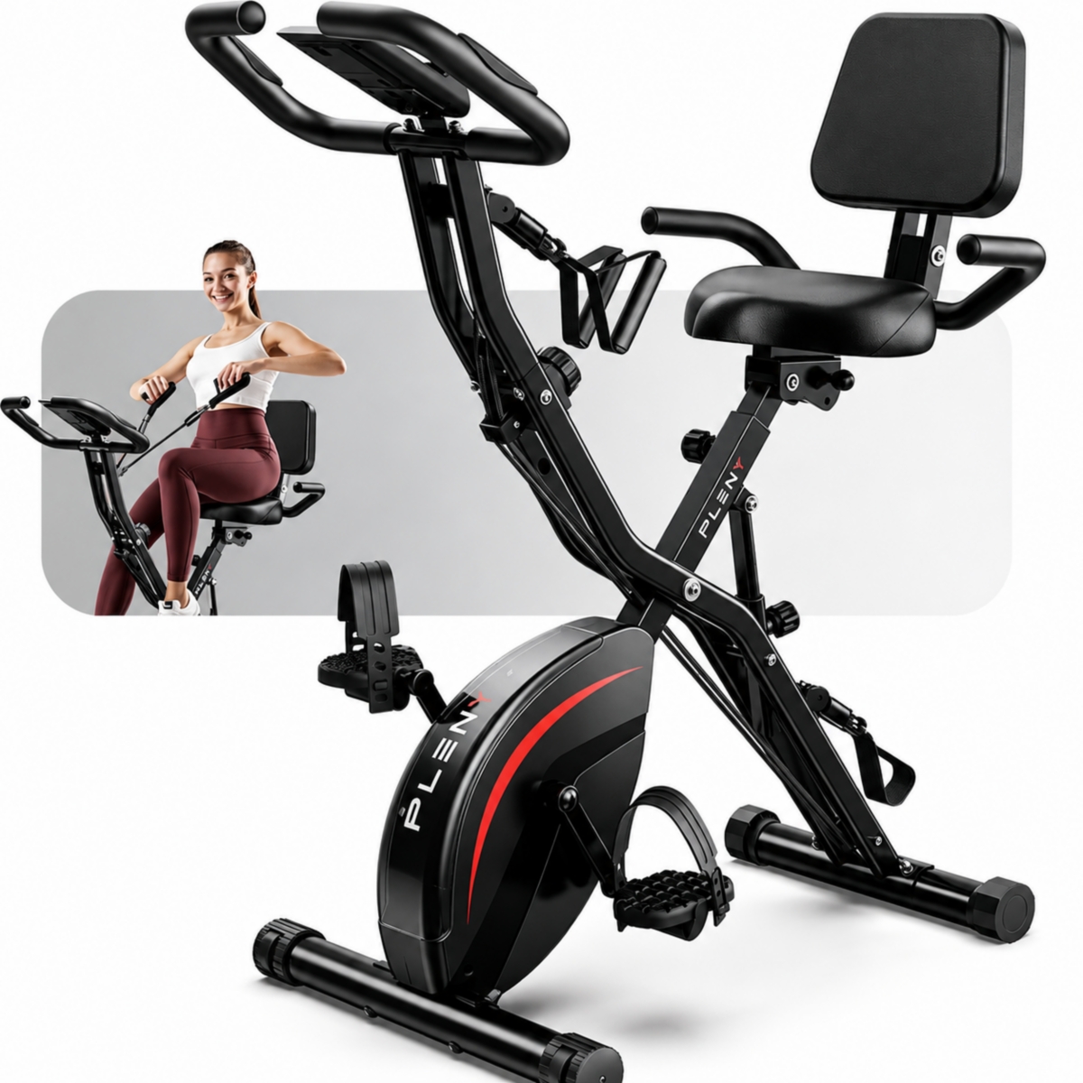 Click here for Fed Fitness 5-in-1 Folding Exercise Bike with 6.6L... prices