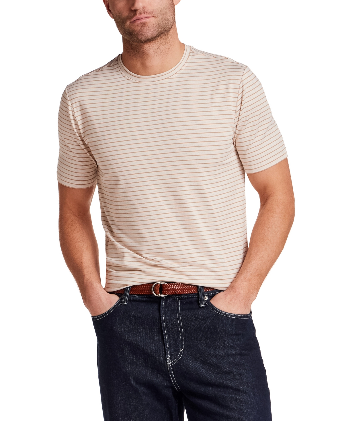 Click here for Weatherproof Vintage Mens Dobby Striped Crewneck S... prices