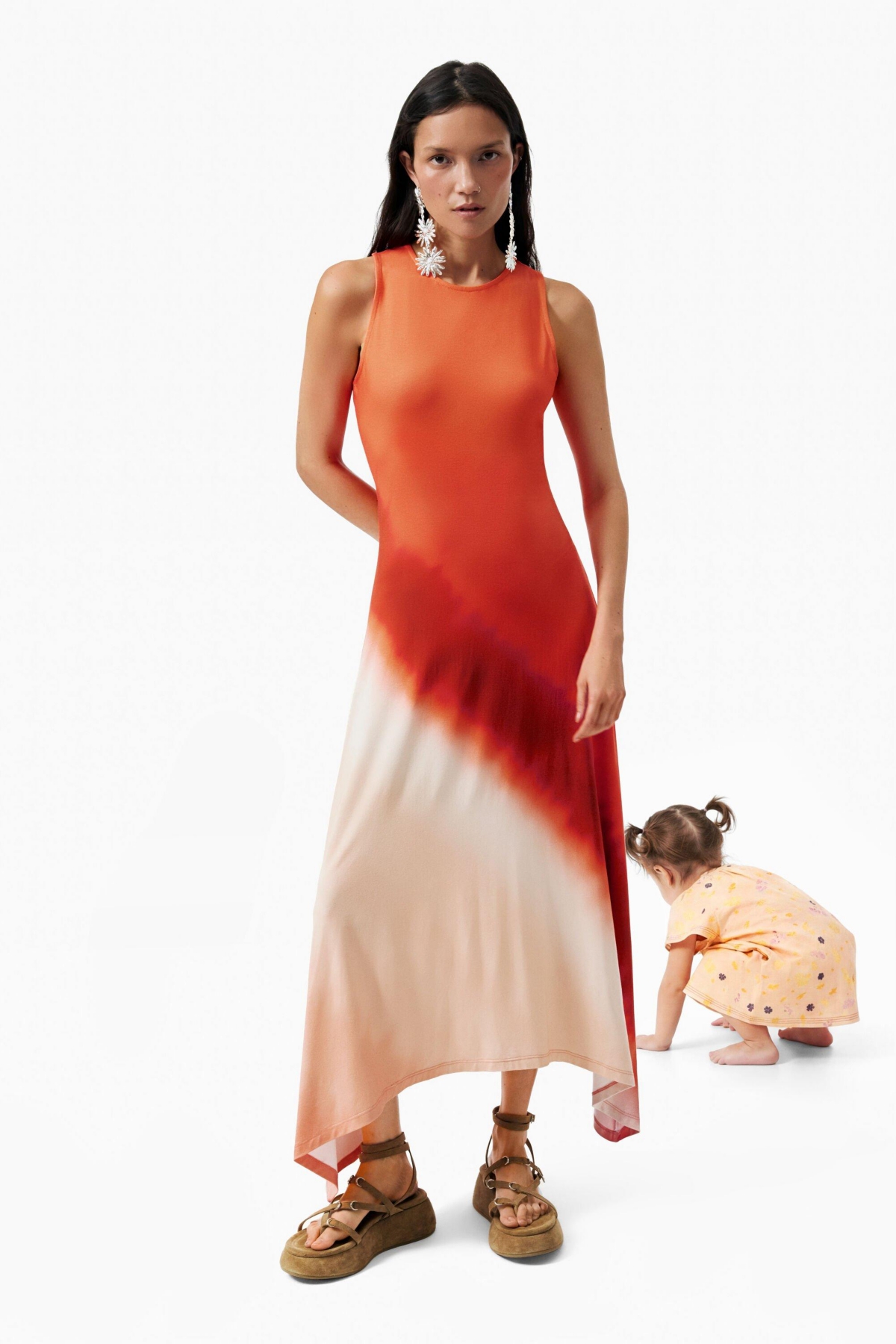 Click here for Desigual Womens Sleeveless Knit Dress - Coral prices