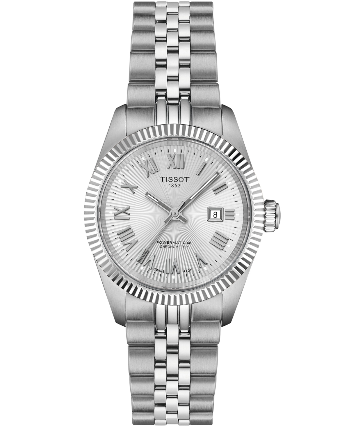 Click here for Tissot Mens Ballade Power Silver Stainless Steel B... prices