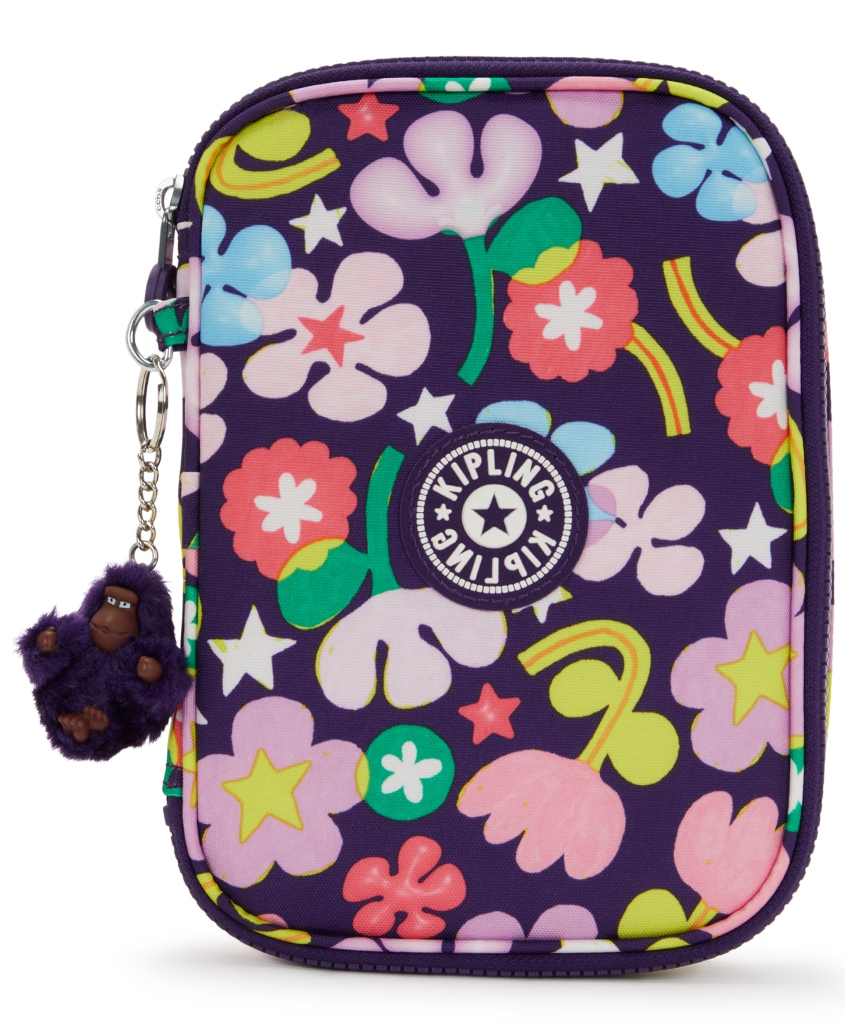 Click here for Kipling 100 Pens Aqua Flowers Zippered Pen Case -... prices